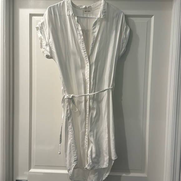 Dresses | Bella Dahl White Button Down Dress | Poshmark